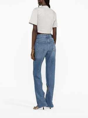 Off-White Meteor Hole-detail Jeans - Blue