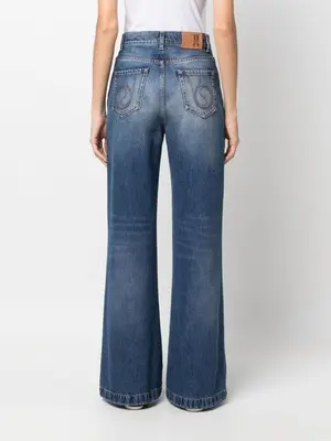 La DoubleJ High-waisted Flared Jeans