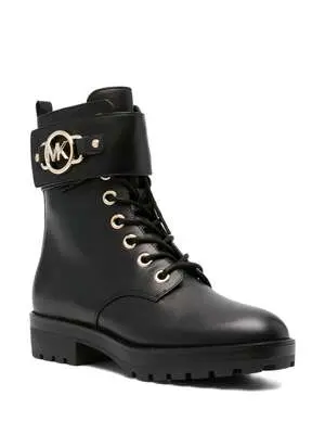 Michael Kors Rory Lace-up Leather Boots