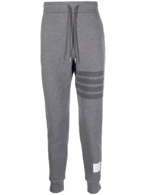 Thom Browne 4-bar Wool Track Pants - Grey