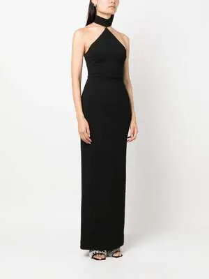 Solace London Blanca Halterneck Maxi Dress