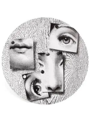FORNASETTI Tema E Variazioni Porcelain Plate
