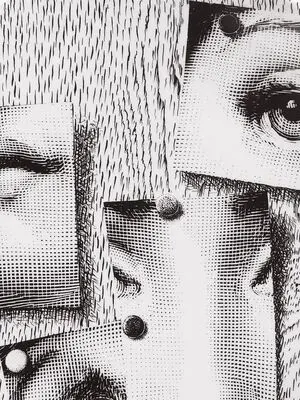 FORNASETTI Tema E Variazioni Porcelain Plate
