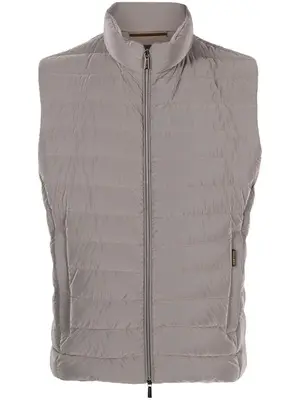 MOORER Zip-up Gilet