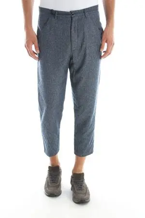 DANIELE ALESSANDRINI Daniele Alessandrini Cropped Trousers - Grey