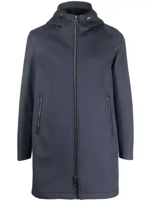 Herno Zip-up Hooded Coat