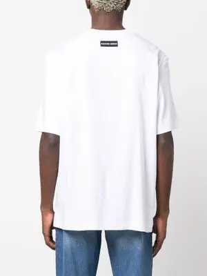 MARINE SERRE Crescent Moon-print T-shirt - White