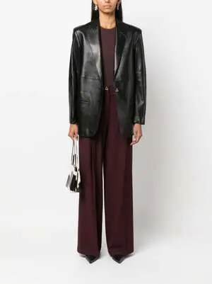 AERON Leather Blazer