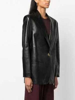 AERON Leather Blazer