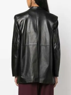 AERON Leather Blazer