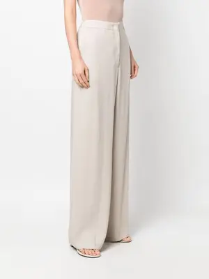 Fabiana Filippi High-waisted Wide-leg Trousers - Neutrals