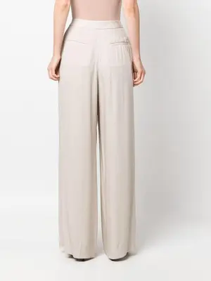 Fabiana Filippi High-waisted Wide-leg Trousers - Neutrals