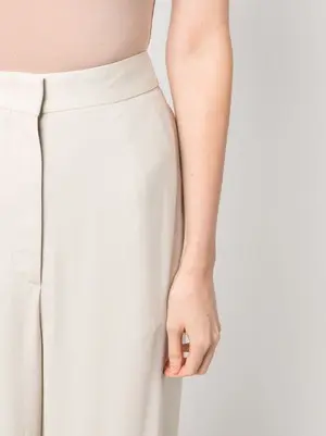 Fabiana Filippi High-waisted Wide-leg Trousers - Neutrals