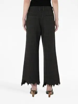 JW Anderson Distressed-effect Wool Trousers
