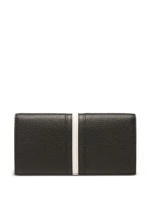 Bally Ribbon Continental Leather Wallet