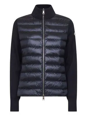Moncler Padded Cardigan - Blue