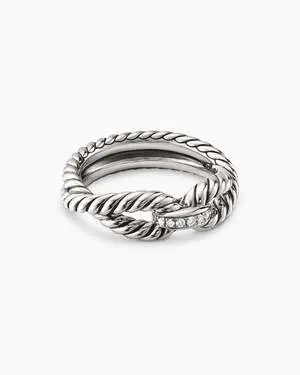 David Yurman Cable Loop Band Ring - Diamond