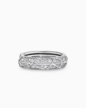 David Yurman Faceted Band Ring - Diamond