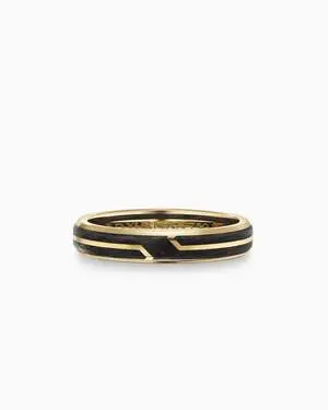 David Yurman Band Ring With - Forged Carbon