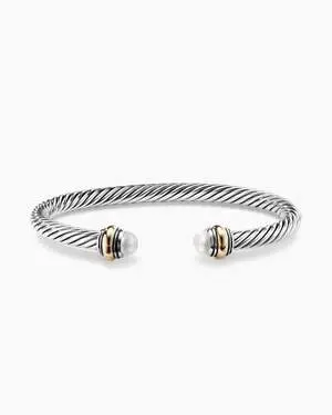 David Yurman Classic Cable Bracelet - Pearl