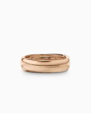 David Yurman Dy Classic Band Ring - 18k Rose Gold