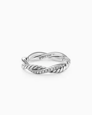 David Yurman Petite Infinity Band Ring - Diamond