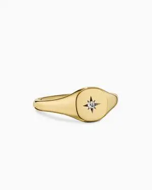 David Yurman Cable Collectibles® Starset Pinky Ring - Diamond
