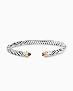 David Yurman Cable Bracelet With - Amethyst