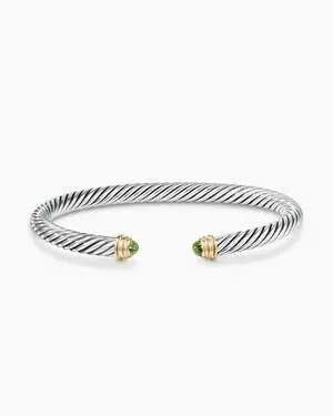 David Yurman Cable Bracelet With - Peridot