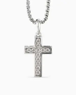 David Yurman David Yurman Pavé Cross Pendant Diamond