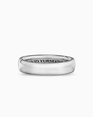 David Yurman Sterling Silver Streamline Band Ring - All Sterling Silver