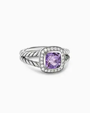David Yurman Petite Albion Ring - Amethyst