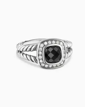 David Yurman Petite Albion Ring - Black Onyx
