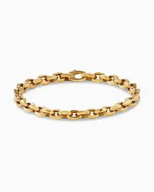 David Yurman Faceted Chain Bracelet In 18k Yellow Gold - All 18k Yellow Gold