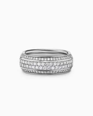 David Yurman Streamline® Beveled Band Ring - Diamond