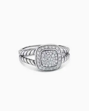 David Yurman Petite Albion® Ring With Pavé Diamonds - Diamond