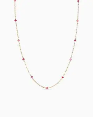David Yurman Cable Collectibles® Bead And Chain Necklace - Ruby