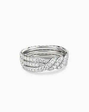 David Yurman Continuance® Platinum Band Ring - Diamond