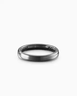 David Yurman Dy Classic Band Ring - Grey Titanium