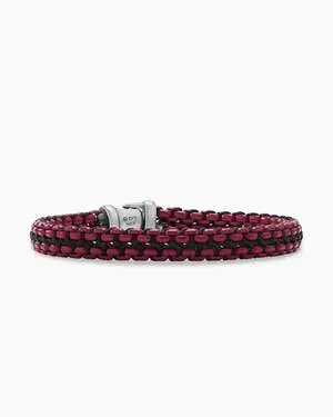 David Yurman David Yurman Woven Bracelet Burgundy