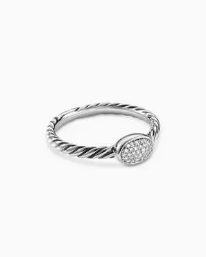 David Yurman Cable Collectibles® Oval Stack Ring - Diamond