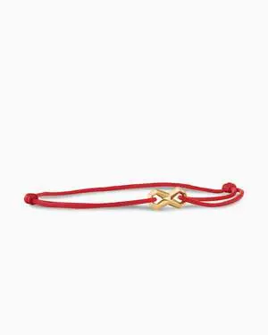 David Yurman Infinity Link Bracelet - Red