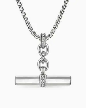David Yurman Lexington Barrel Pendant - Diamond
