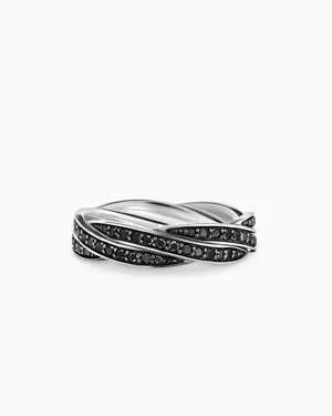 David Yurman Dy Helios Band Ring - Black Diamond