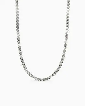 David Yurman Box Chain Necklace - Sterling Silver/14k Yellow Gold