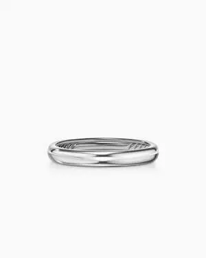 David Yurman Dy Classic Band Ring - 18k White Gold