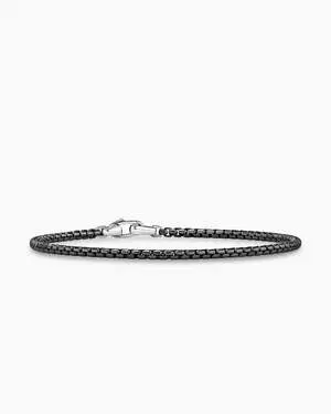 David Yurman Box Chain Bracelet - Stainless Steel/sterling Silver