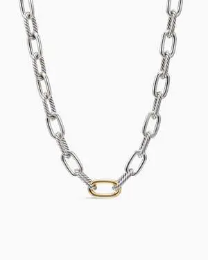 David Yurman Dy Madison® Chain Necklace - Sterling Silver/18k Yellow Gold