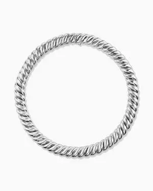 David Yurman Sculpted Cable Necklace - All Sterling Silver