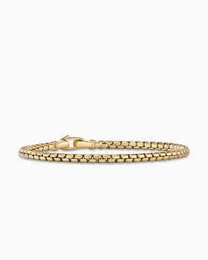 David Yurman Box Chain Bracelet In 18k Yellow Gold - All 18k Yellow Gold